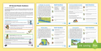 KS1 60 Second Reads [Teacher-Made Reading Primary Resources]
