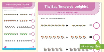 The Bad Tempered Ladybird Activities, Games and Worksheets