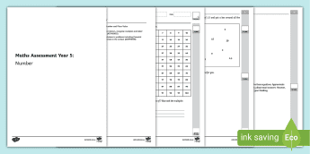 Mathematics Assessment Sheet • Twinkl.com.au