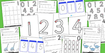 Number Formation Activities - Twinkl Teaching Resources