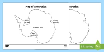 Printable Map Of Antarctica