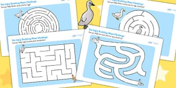 The Ugly Duckling Activities, Worksheets and Games