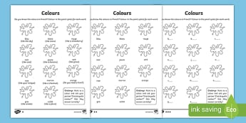KS1 French Primary Resources | Worksheets For Children