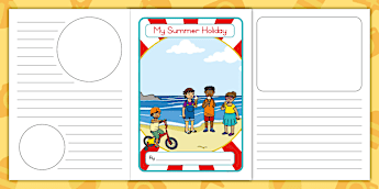 Summer Holiday Writing Templates | twinkl.com.au
