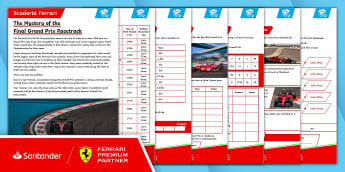 Santander and Scuderia Ferrari | Teach F1 in School | Twinkl