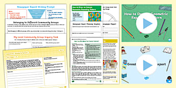 Integrated units for Year 4. Complete packs and worksheets
