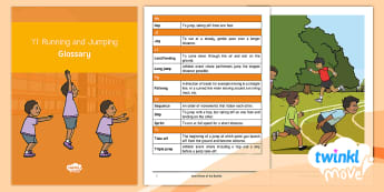 Running and Jumping Lessons - KS1 PE Lesson Plans - Twinkl