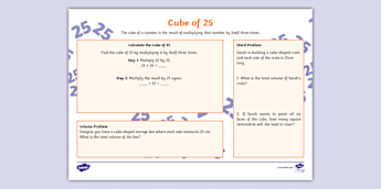 Cubes Mathematics | twinkl.co.uk