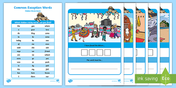 Common Exception Words Year 1 • Twinkl.ca