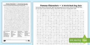 World Book Day Word Searches | twinkl.com.au