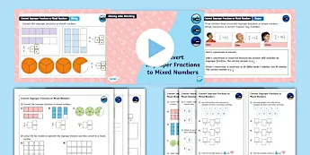 Improper Fractions Presentations | twinkl.com.au