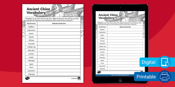 History Vocabulary Worksheets | twinkl.com