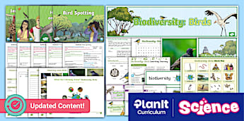Biodiversity - Birds Year Three - 3 - Science Lesson Plans for Primary ...