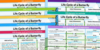 Planning Packs - Butterfly Life Cycle - EYFS - Twinkl