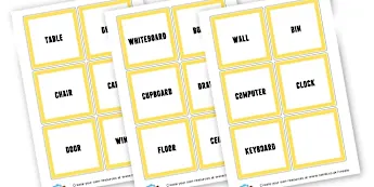 Classroom Objects Labels | twinkl.com.au