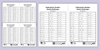 Subtraction Practice Worksheets | twinkl.com.au