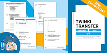 SEAG Transfer Test Papers 2026 | SEAG Practice Resource Free