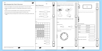 Year 4 Measurement - Maths Year 4 Primary Resources - Assessment