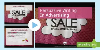 Persuasive Advertisements | twinkl.co.uk