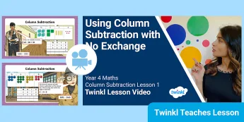Column Subtraction Worksheets | twinkl.com.au