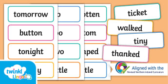 't' sound Phase 3b - Stage 5/6 Phonics - Linguistic Phonics - Resources