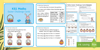 KS1 Easter Maths Primary Resources - Twinkl