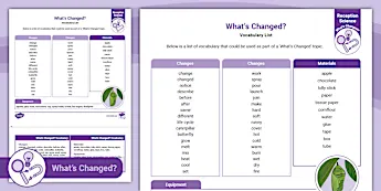 Science Changes Activities | twinkl.co.uk