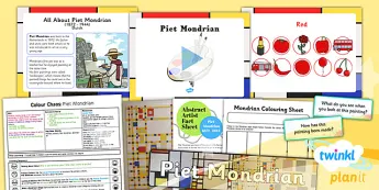 Piet Mondrian Resources | twinkl.co.uk