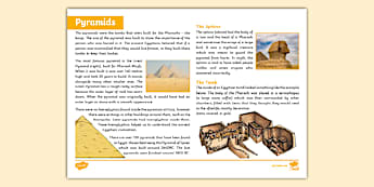 Ancient Egyptians KS2 - Primary Resources - Twinkl