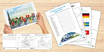 Europe Geography Worksheets | twinkl.co.uk