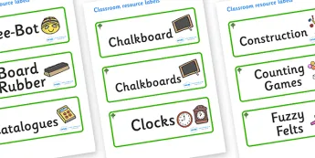 Editable Classroom Resource Labels • Twinkl.co.uk
