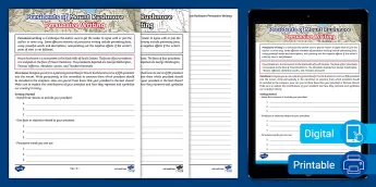 Persuasive Writing Worksheets | twinkl.com