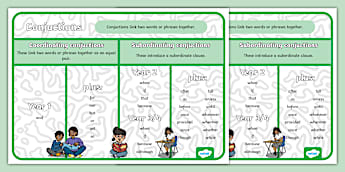 Conjunctions | Word Classes | KS1 Resources - Twinkl