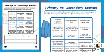 8th Grade Primary Sources | twinkl.com