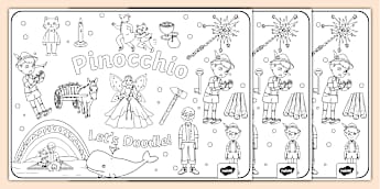 Activities, Games and Worksheets - Pinocchio - Twinkl