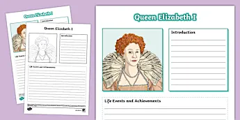Queen Elizabeth I Resources | twinkl.co.uk