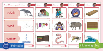 w sound | Grade R Phonics | English | South Africa | Twinkl