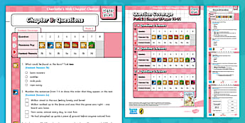 Chapter Chatter Comprehension Activities - Twinkl