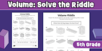 Volume Worksheets | twinkl.com