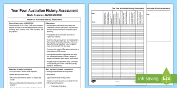 Assessment Task Sheets | Australian Curriculum Years 3-4