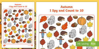 I Spy and Count Activities - EYFS Counting Primary Resources