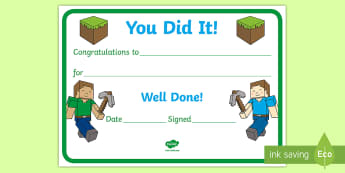 Certificates & Awards - Printable Certificates for