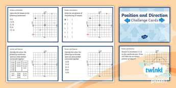 Year 6 Geometry Position and Direction Primary Resources