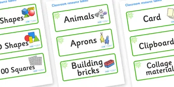 Green Labels | twinkl.co.uk