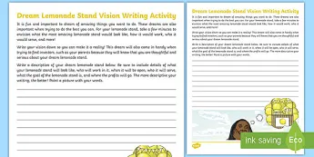 Lemonade Stand Worksheets | twinkl.com