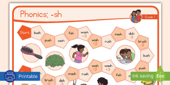 -sh, sounds | Phonics | English | South Africa | Twinkl