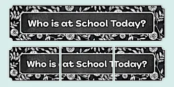 Attendance Resources | twinkl.co.uk