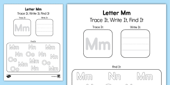 Letter Mm Worksheets | twinkl.com