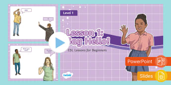 Level 1 ESL Curriculum for Beginners - Resources - for Teachers | English