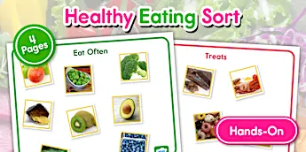 Healthy Eating Sorting Activities | twinkl.com